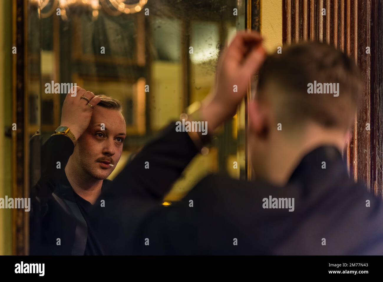 Cottbus, Germany. 07th Jan, 2023. Set and costume designer Philipp ...