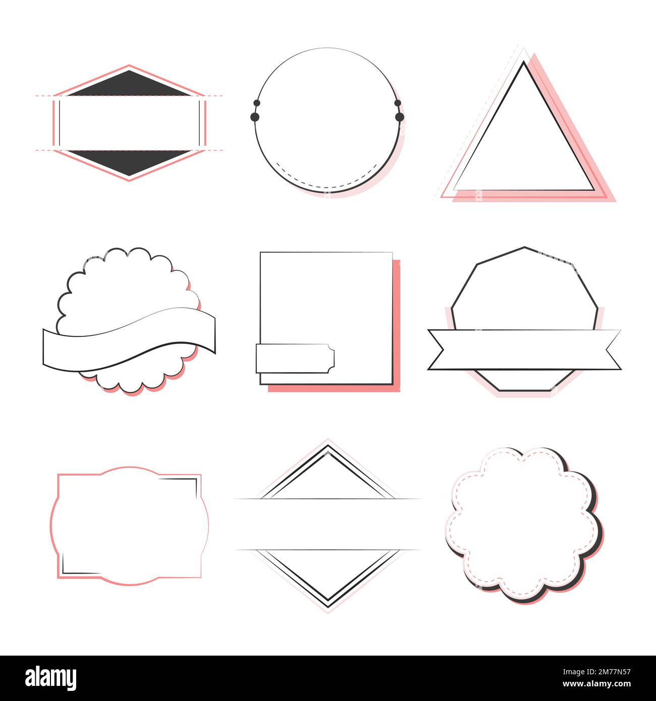 Set of badges and emblems vector Stock Vector Image & Art - Alamy