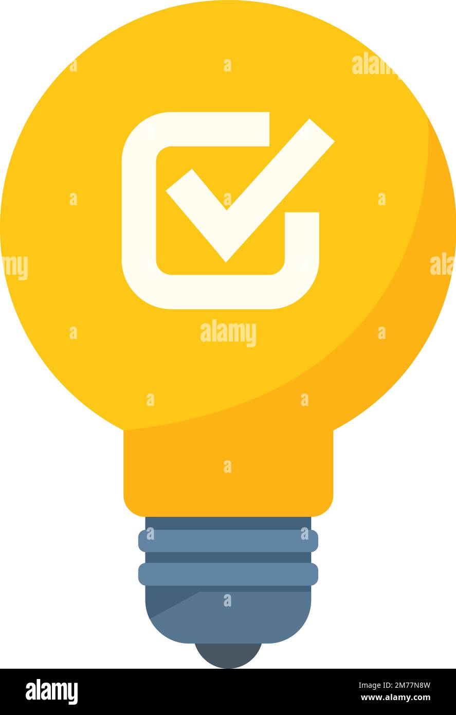 Idea expertise icon flat vector. Work trust. Product culture isolated ...