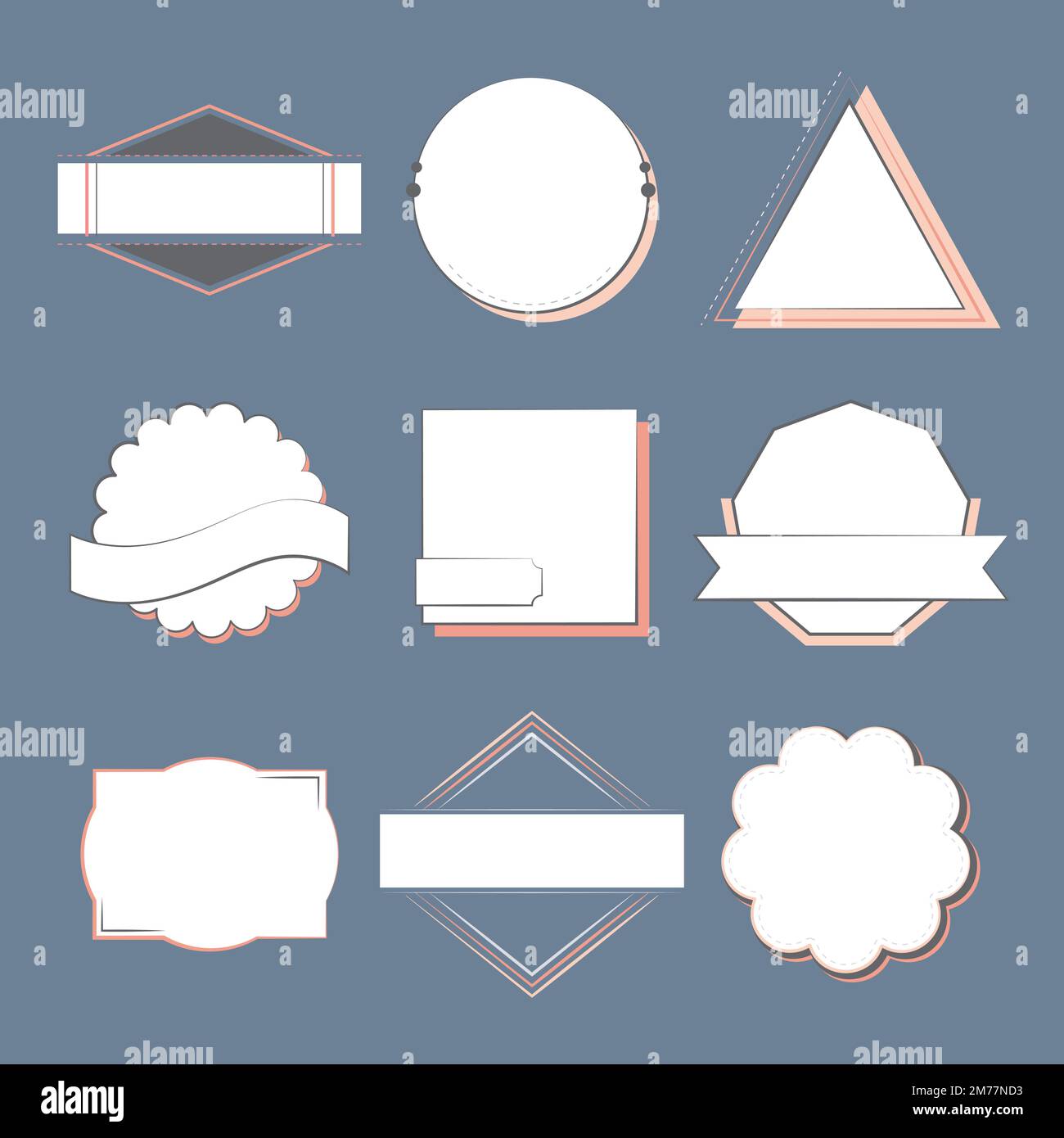 Set of badges and emblems vector Stock Vector Image & Art - Alamy