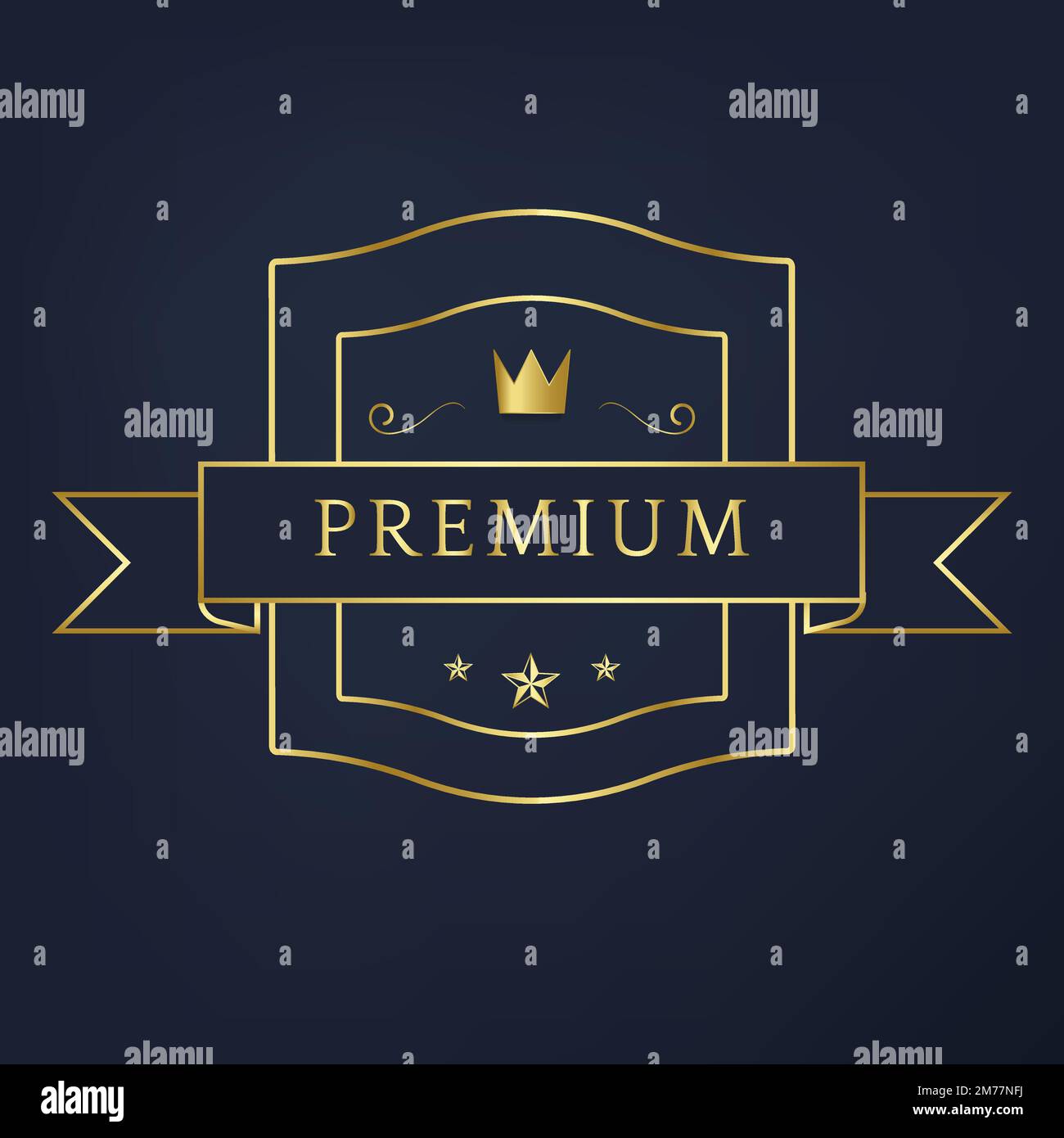 Premium collection badge design vector Stock Vector Image & Art - Alamy