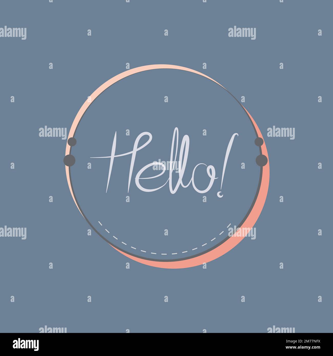 Hello typography badge design vector Stock Vector Image & Art - Alamy