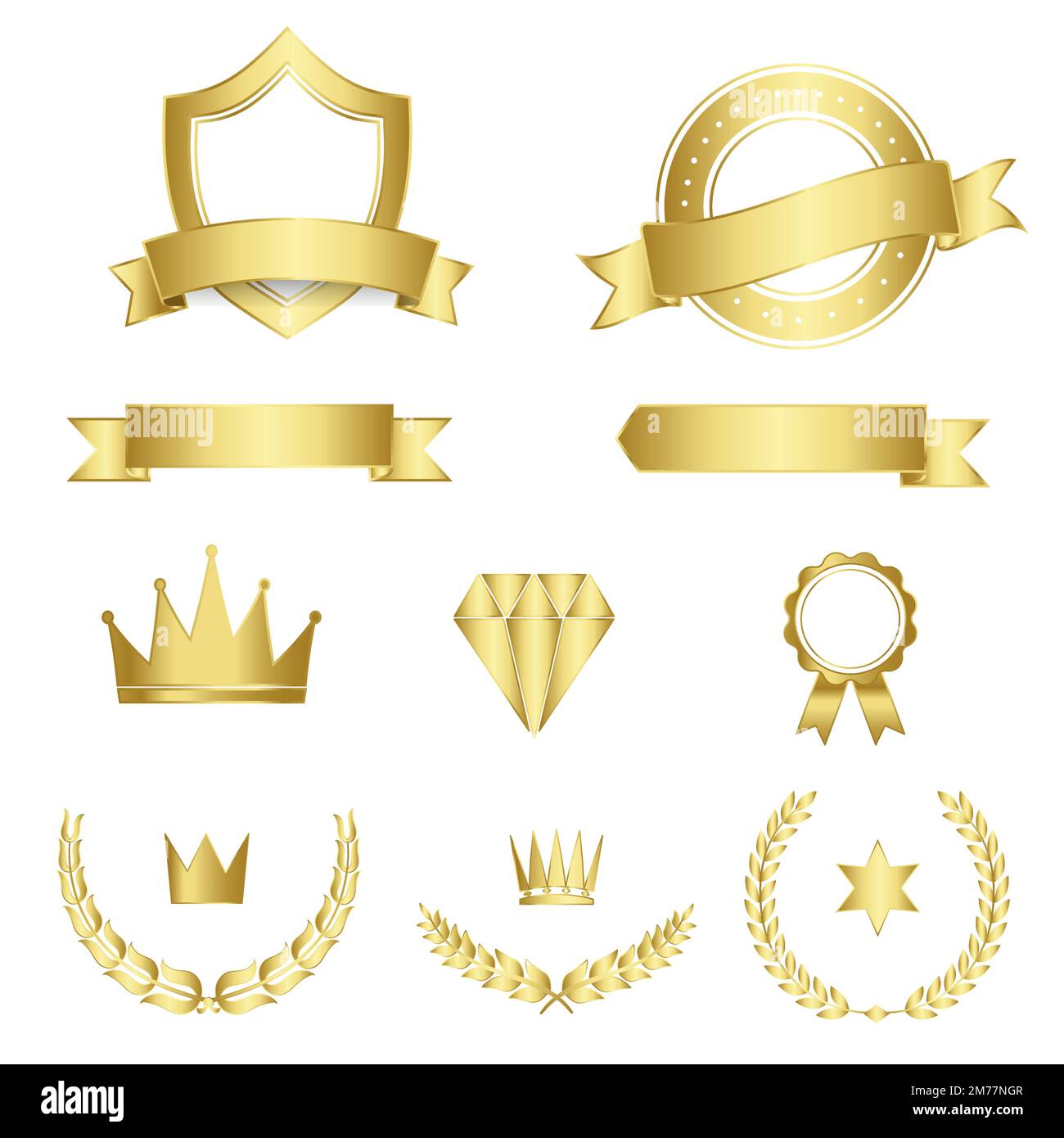 Set of awards and badges vector Stock Vector Image & Art - Alamy