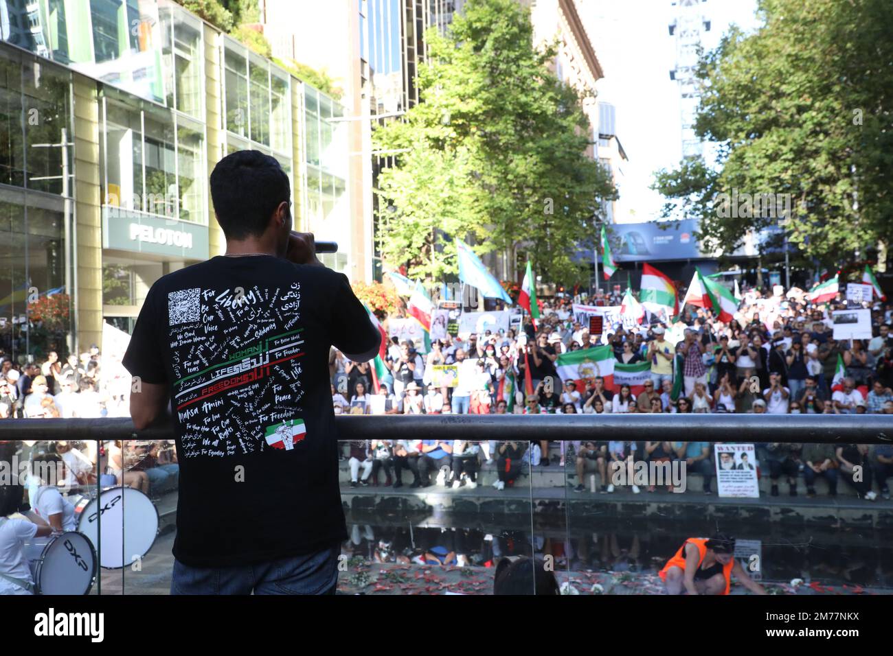 Sydney, Australia. 8th January 2023. Iranians protest against the ...