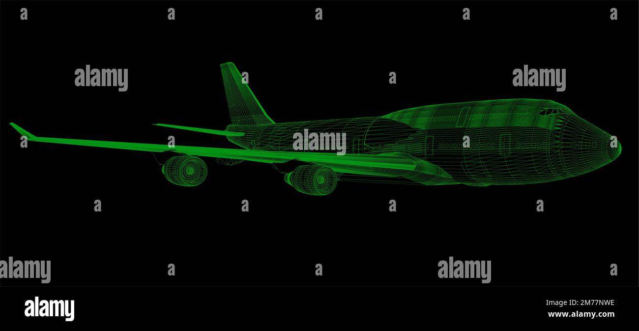 aircraft structure for scanning technology Stock Vector Image & Art - Alamy