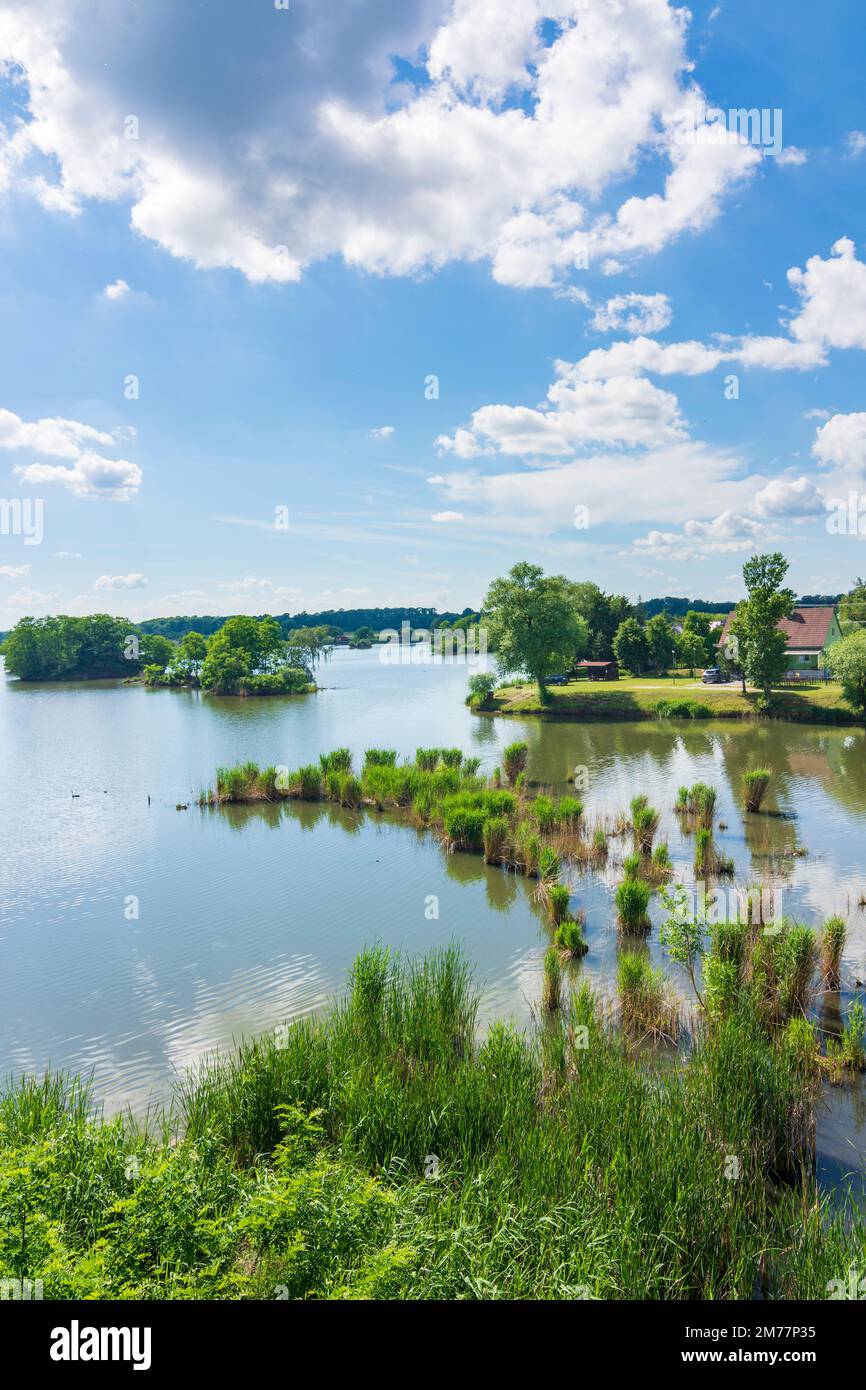 Gbely (Egbell): pond of former gravel pit Strkovisko Adamov in ...