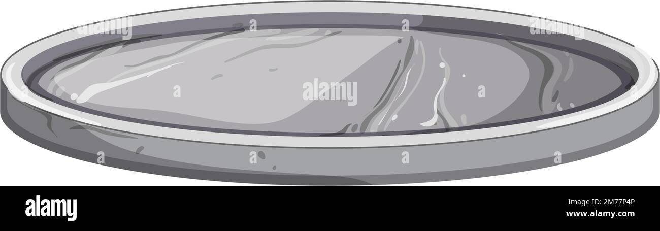 meal marble tray cartoon vector illustration Stock Vector Image & Art ...