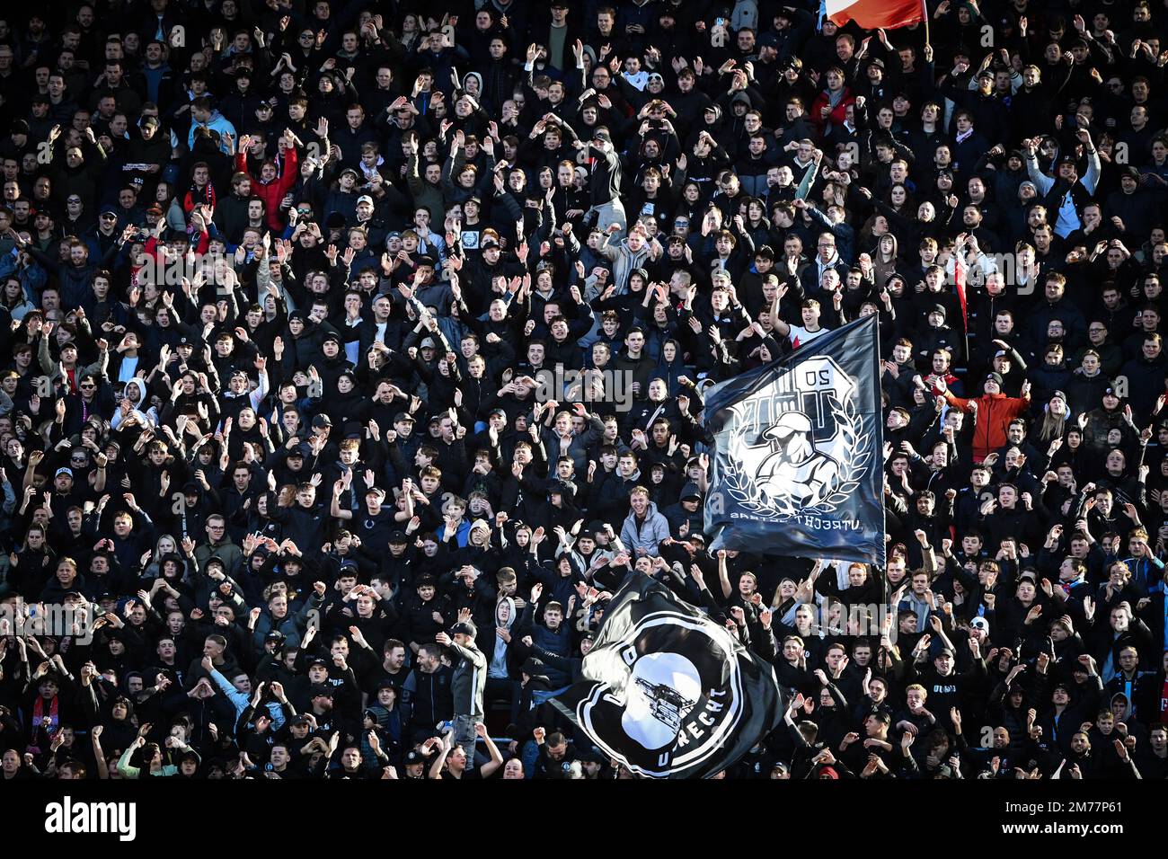 UTRECHT - Supporters of FC Utrecht during the Dutch premier league ...