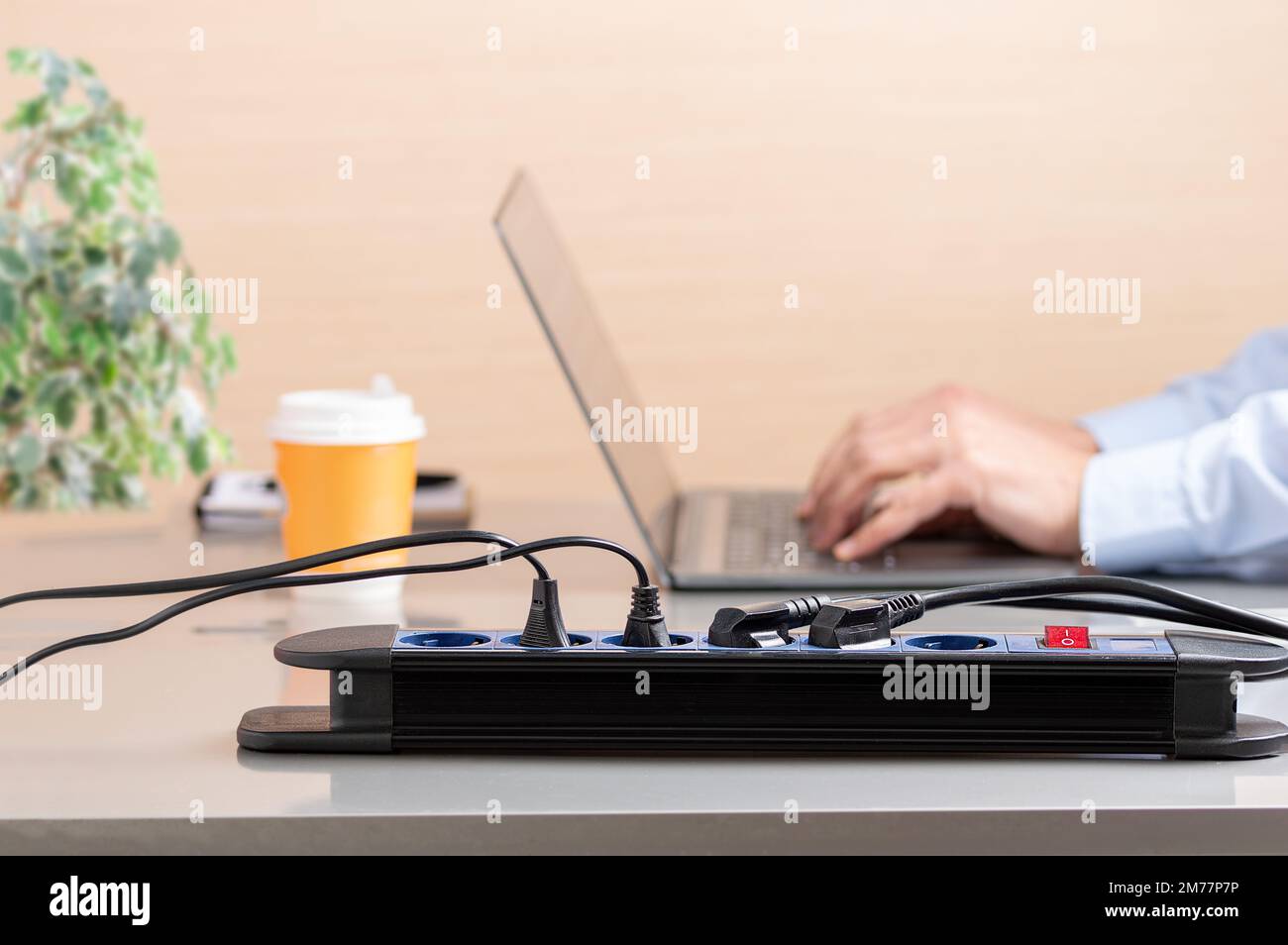 Overheating extension socket hi-res stock photography and images - Alamy