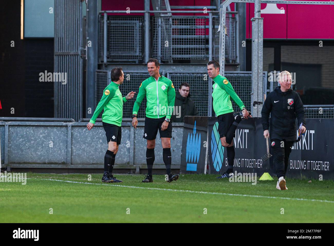 UTRECHT, NETHERLANDS - JANUARY 8: assistant referee Dave Goossens ...