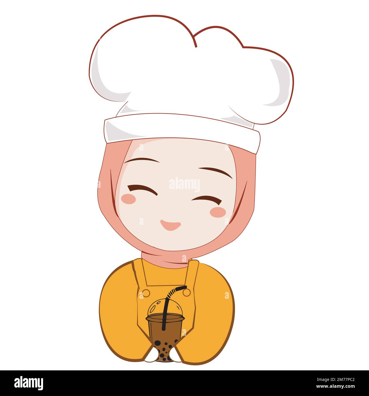 cute cartoon selling pearl milk tea Stock Vector Image & Art - Alamy