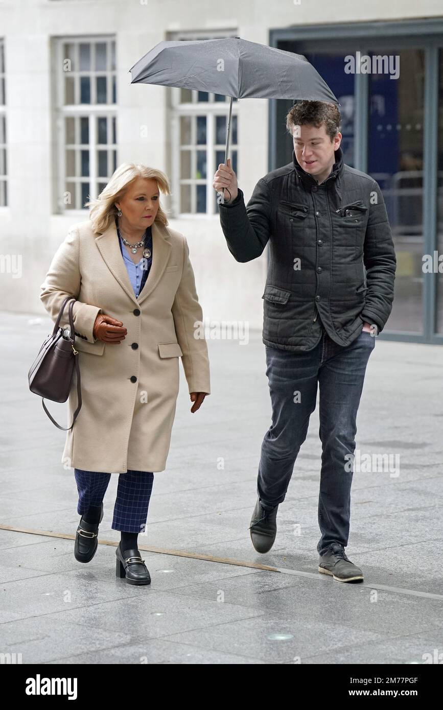 Royal College of Nursing (RCN) general secretary Pat Cullen (left ...