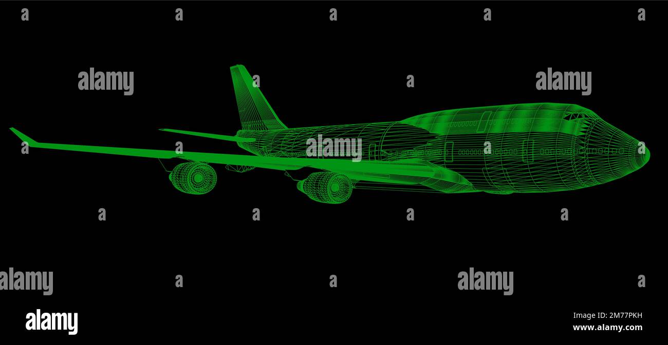 aircraft structure for scanning technology Stock Vector Image & Art - Alamy