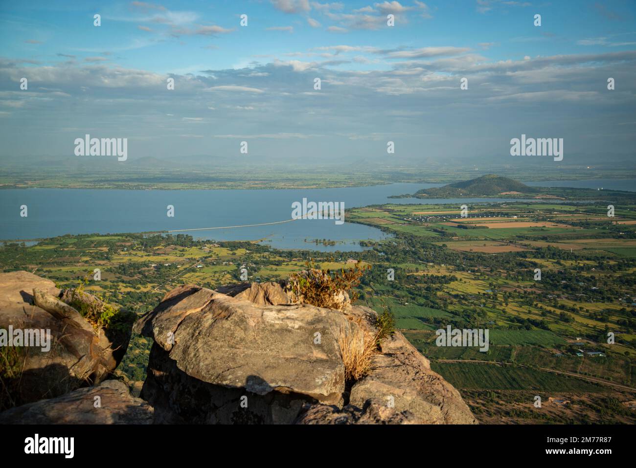 the view from the Khao Phraya Doen Thong Viewpoint with the Pasak ...