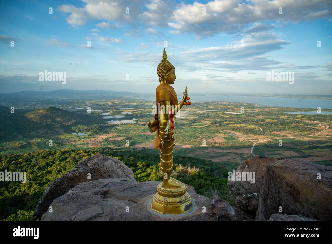 the view from the Khao Phraya Doen Thong Viewpoint with the Pasak ...