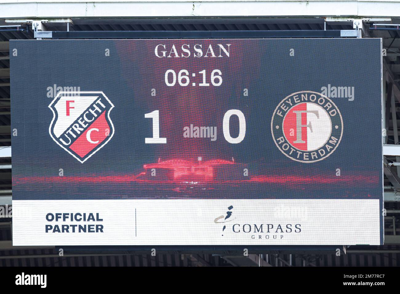 The scoreboard at the galgenwaard stadium hi-res stock photography and ...