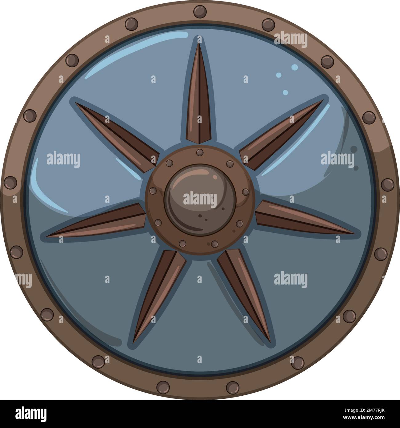 protection medieval shield cartoon vector illustration Stock Vector ...