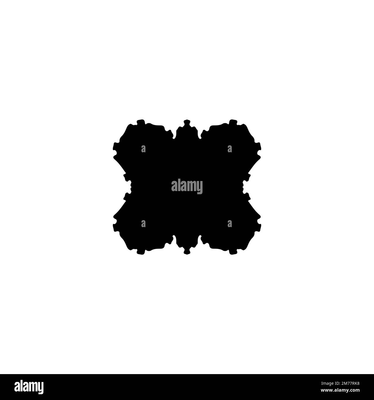 Rorschach test icon. Simple style Rorschach test background symbol ...