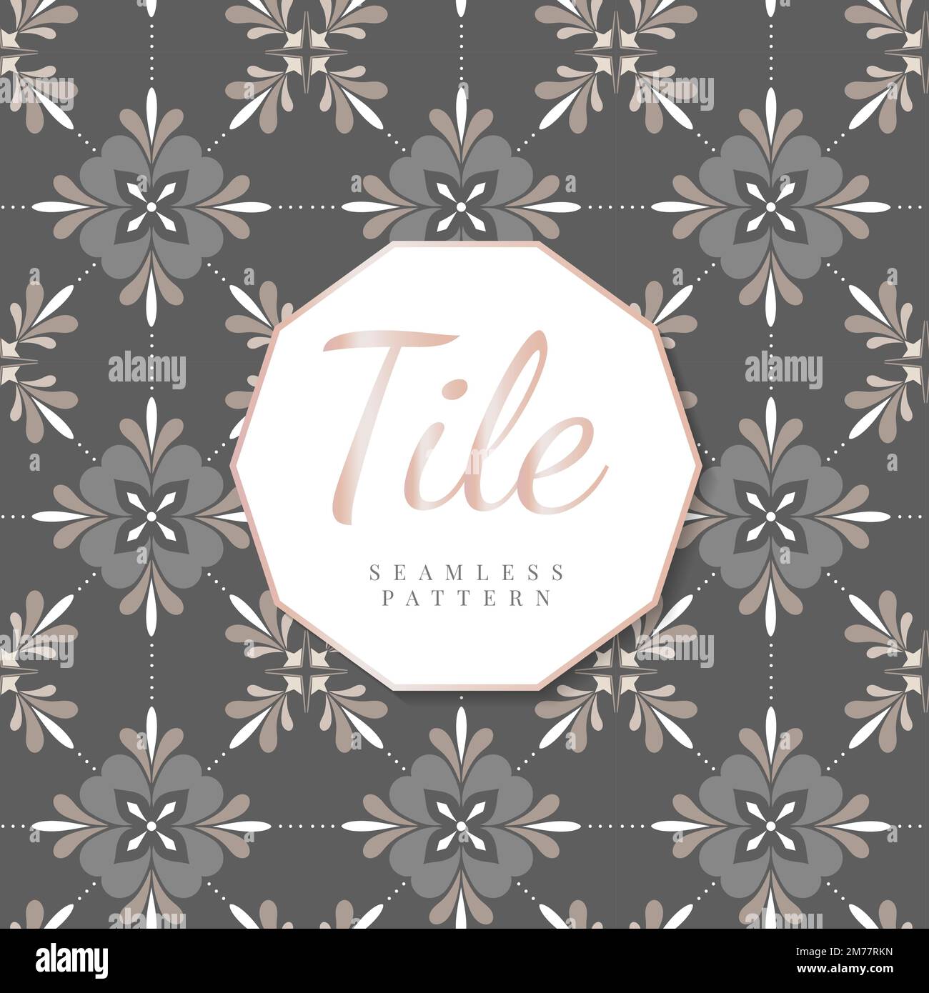 Mosaic patterned tiles Stock Vector Images - Alamy