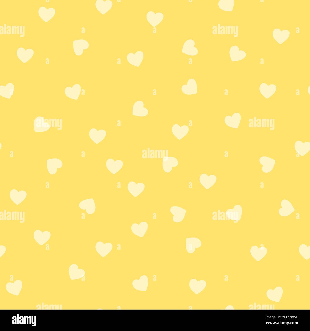 Seamless yellow heart pattern vector Stock Vector Image & Art - Alamy