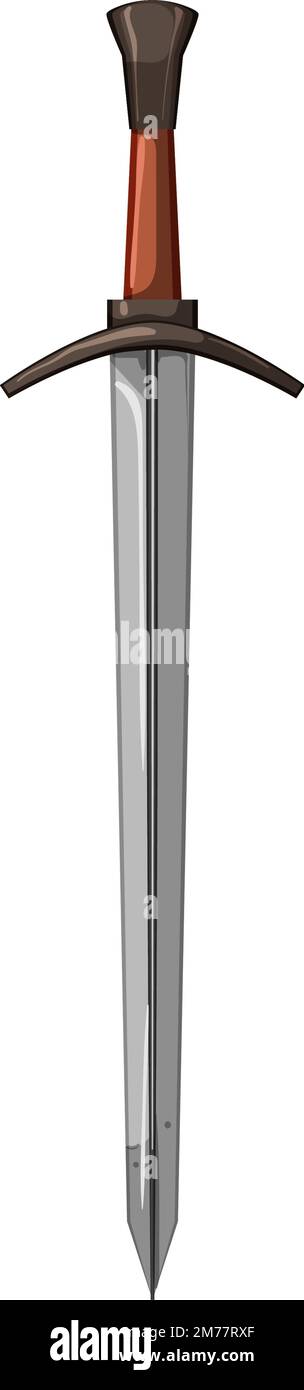 metal medieval weapon cartoon vector illustration Stock Vector Image ...