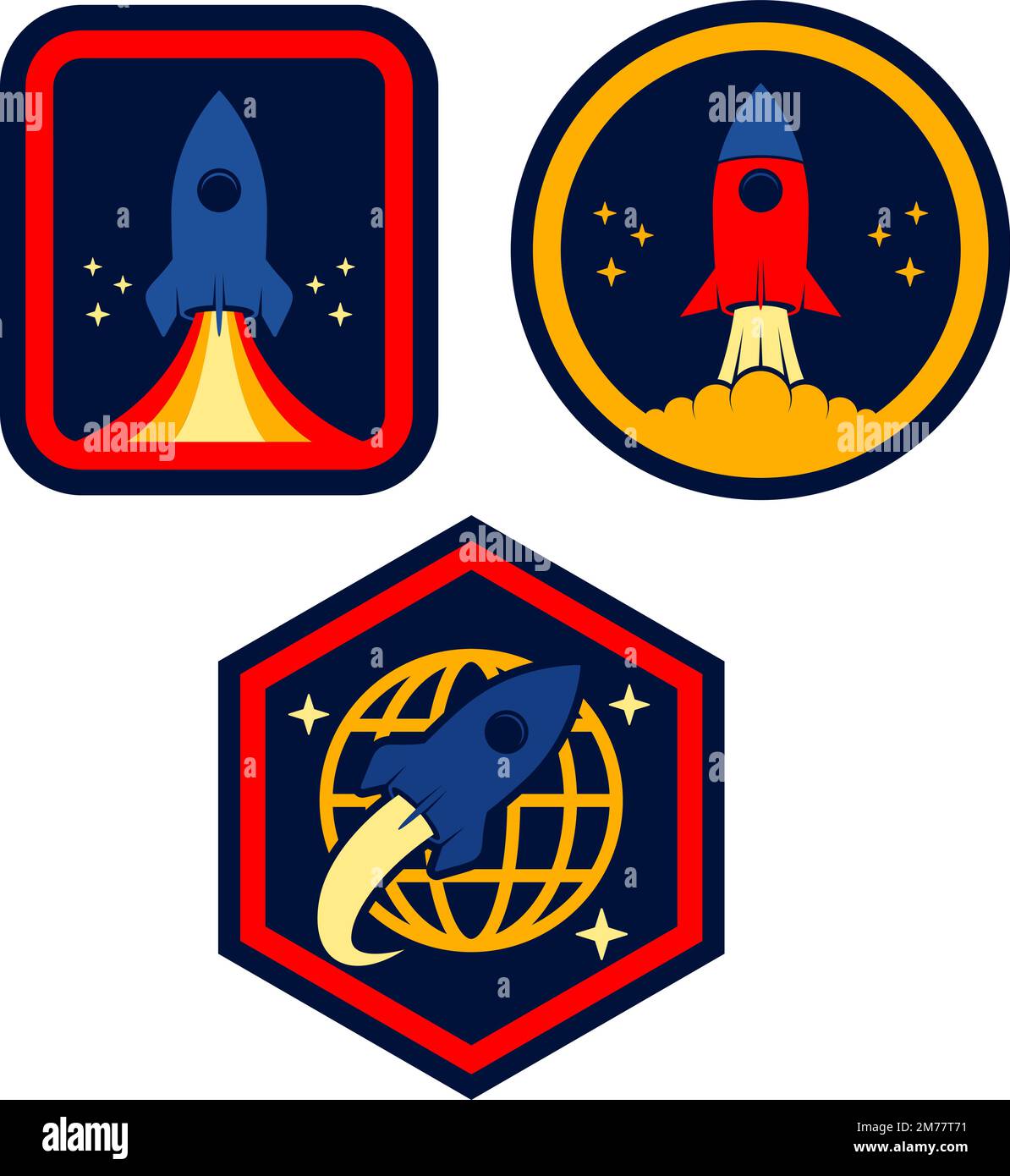 Emblems of science Stock Vector Images - Alamy