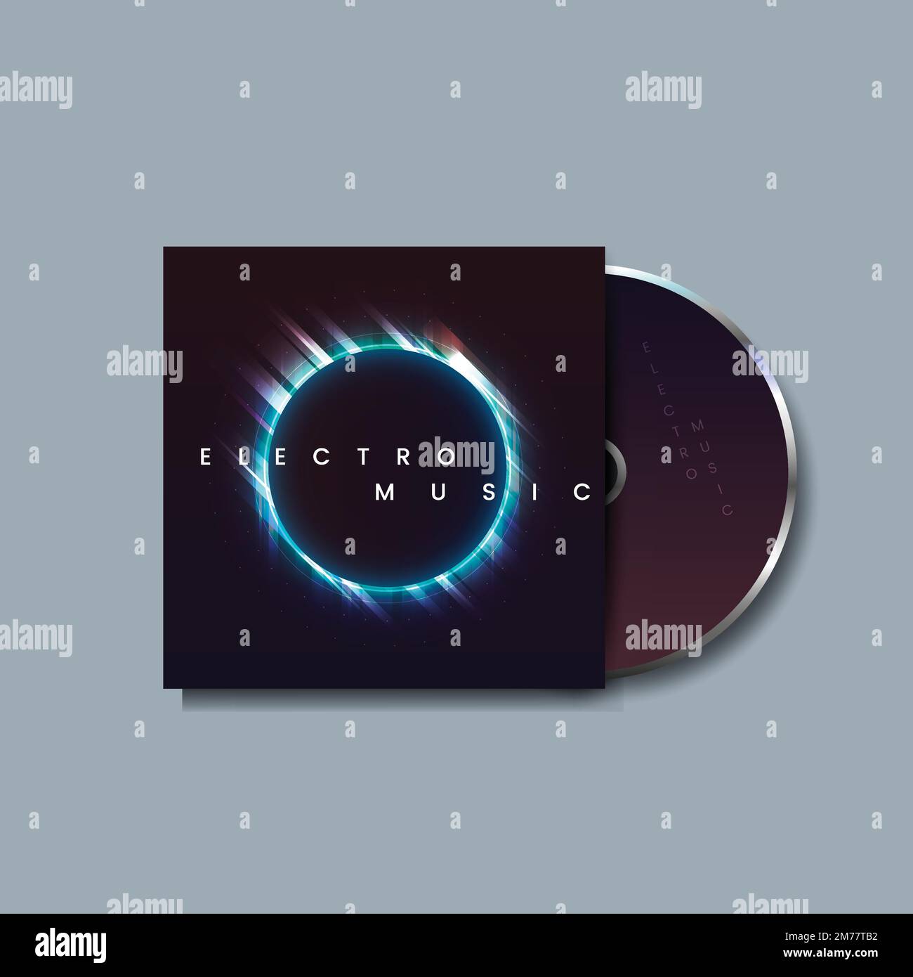CD case layout design vector Stock Vector Image & Art - Alamy