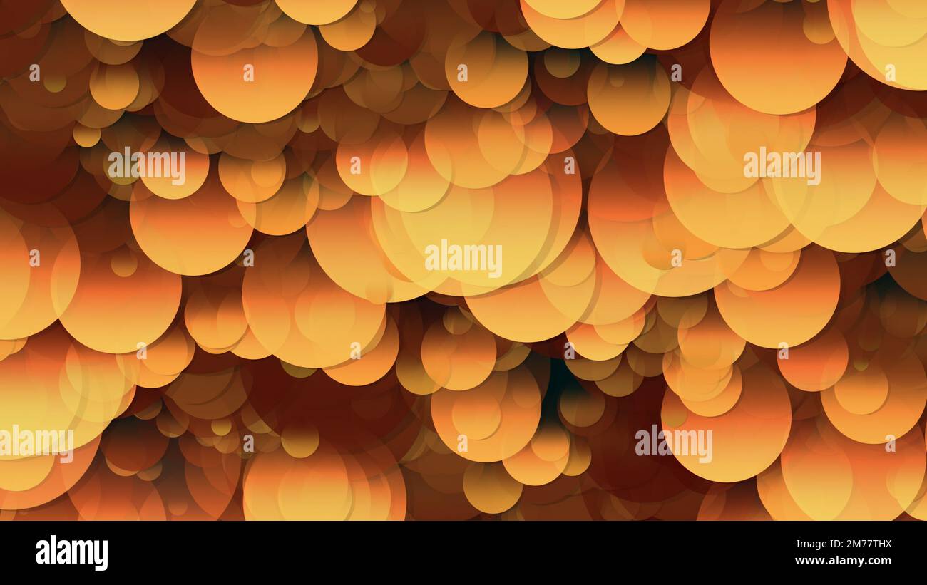 3d Rendering Of An Array Of Circles Circles Of Different Sizes In Space Bright Composition