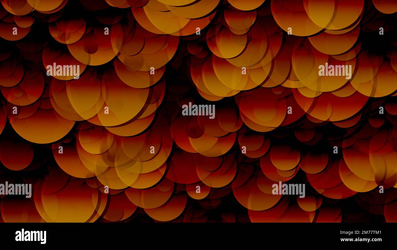 3d Rendering Of An Array Of Circles Circles Of Different Sizes In