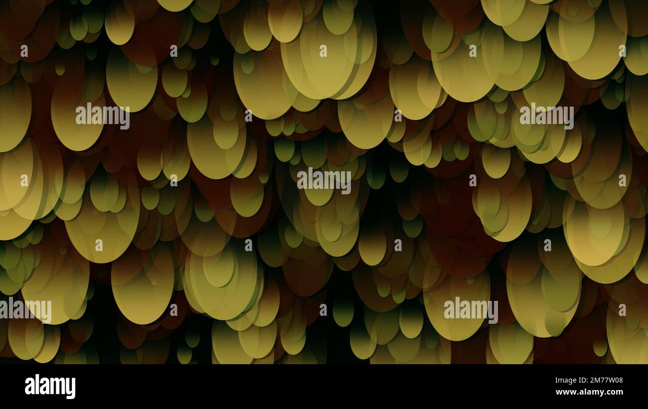 3d Rendering Of An Array Of Ellipses Ellipses Of Different Sizes In Space Bright Composition