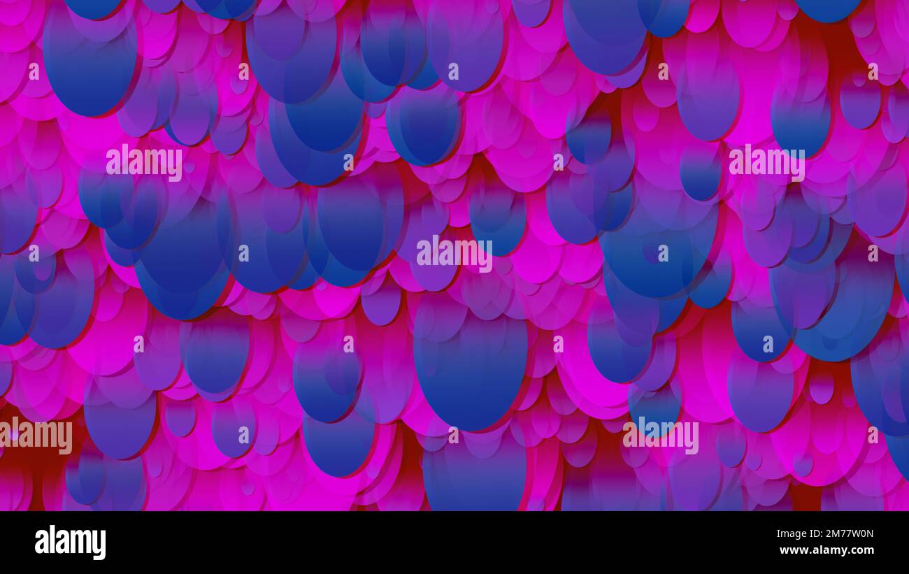 3d Rendering Of An Array Of Ellipses Ellipses Of Different Sizes In Space Bright Composition