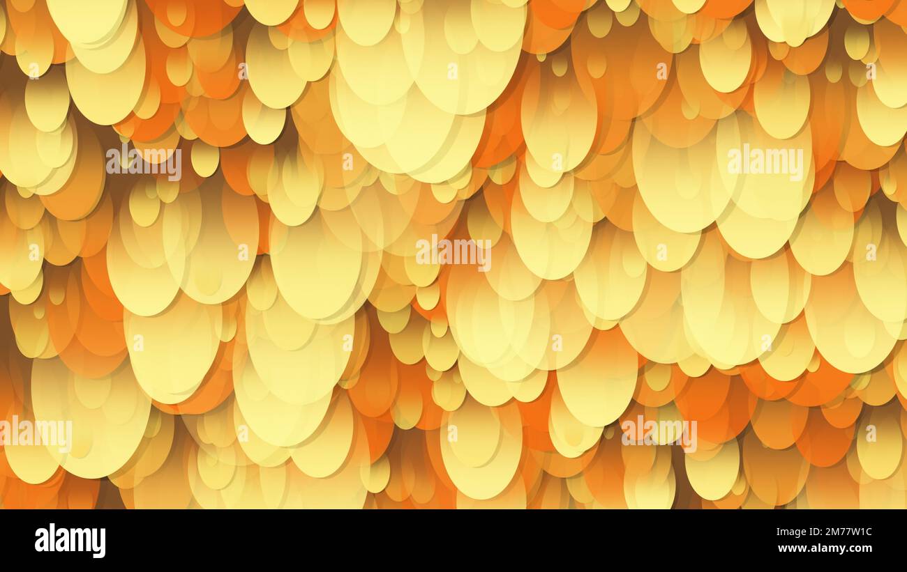 3d Rendering Of An Array Of Ellipses Ellipses Of Different Sizes In