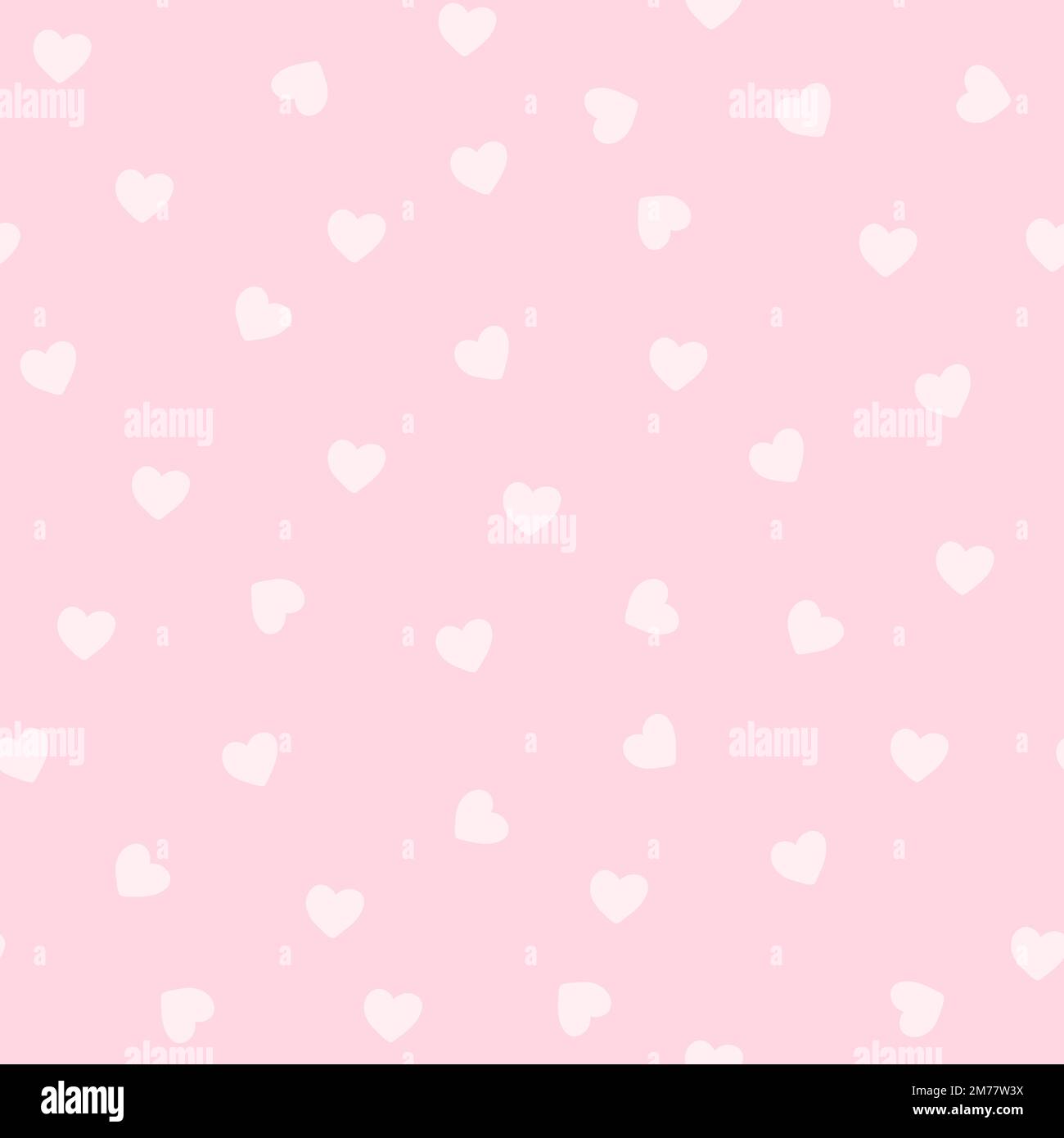 Seamless pink heart pattern vector Stock Vector Image & Art - Alamy