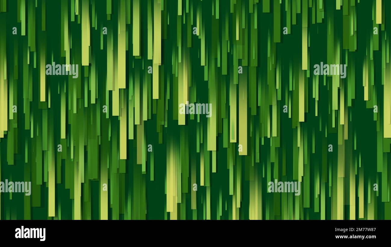 3d Rendering Of An Array Of Stripes Stripes Of Different Sizes In Space Bright Composition