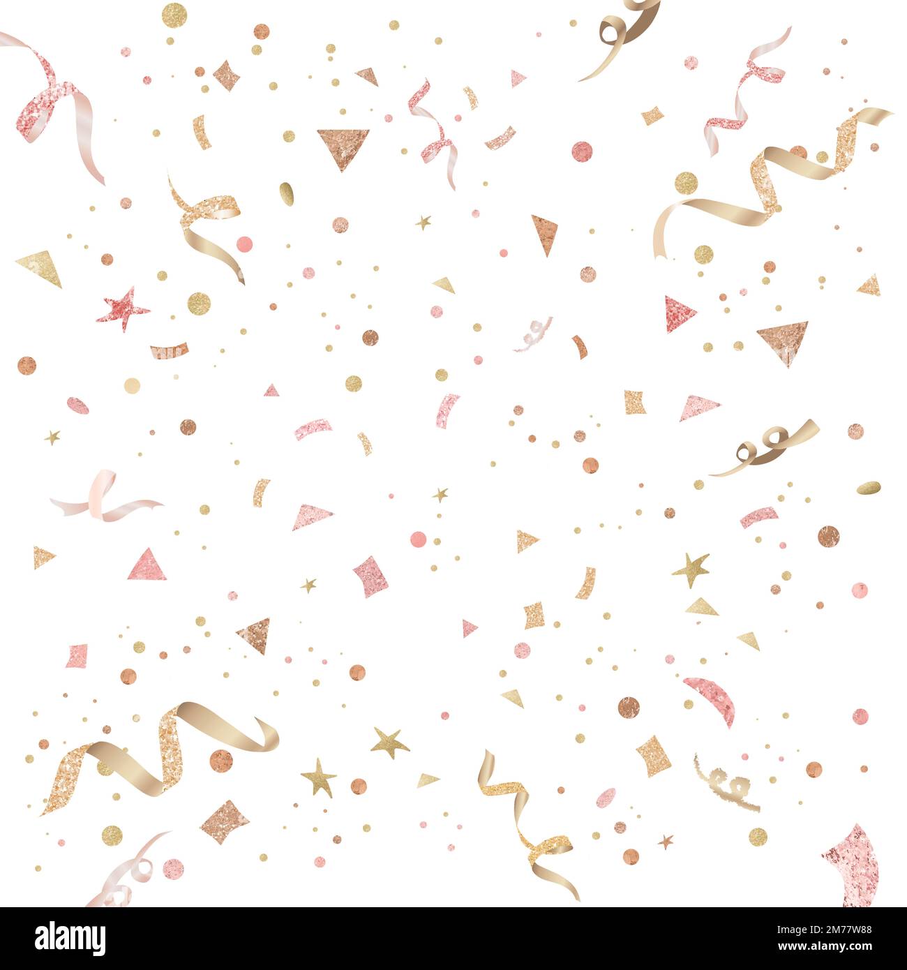 Confetti with white background vector Stock Vector Image & Art - Alamy