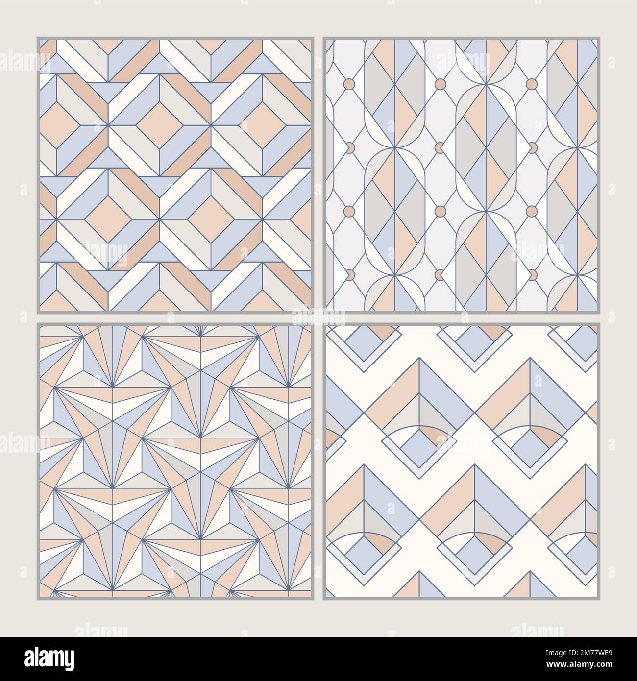 Layers of patterns Stock Vector Images - Alamy