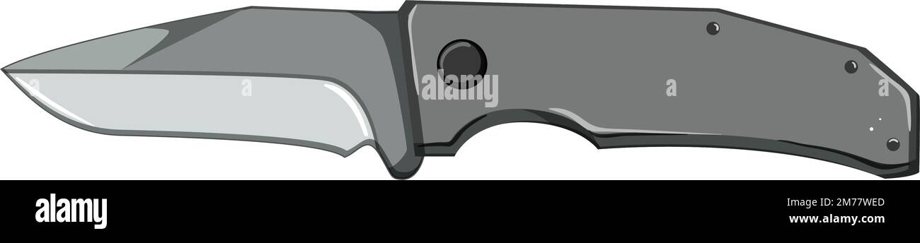 blade military knife cartoon vector illustration Stock Vector Image ...