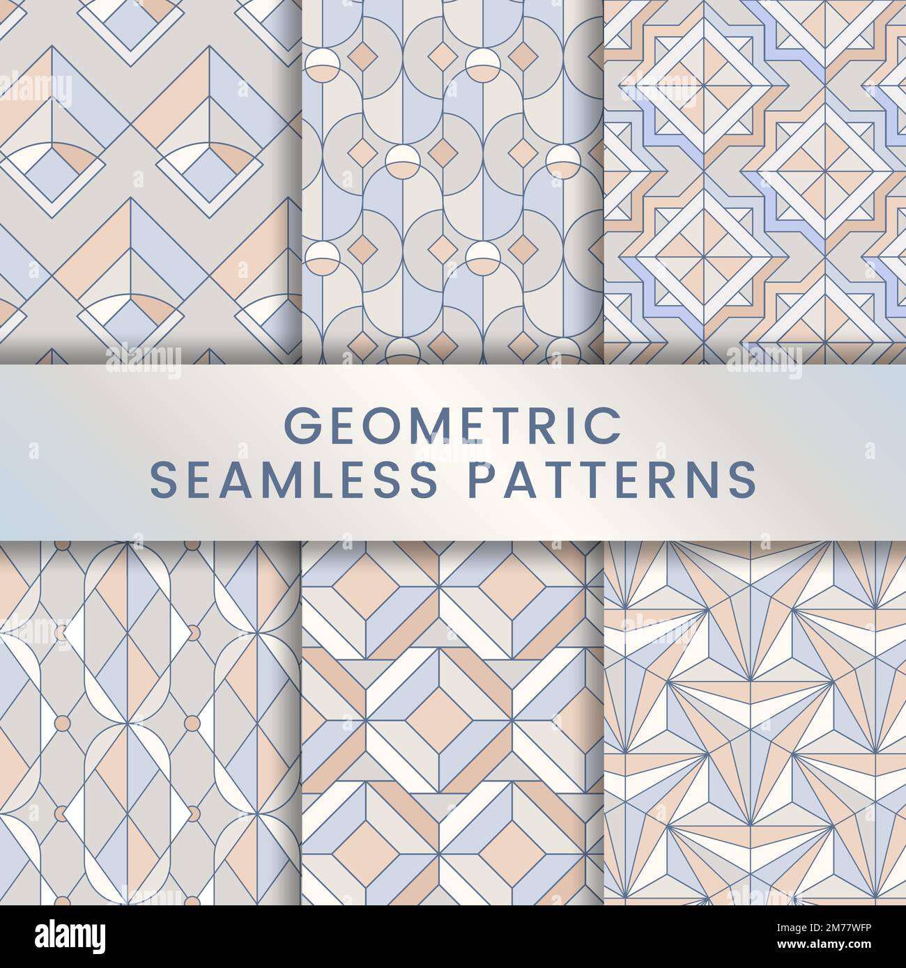 Light orange square patterns Stock Vector Images - Alamy