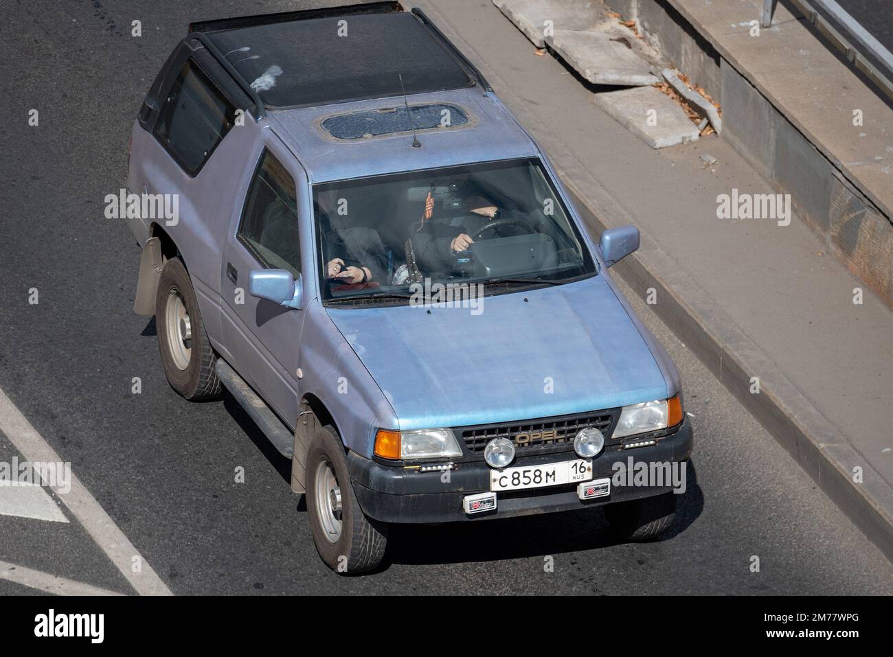Moscow, Russia - September 27, 2022: German-Japanese Opel Frontera car ...
