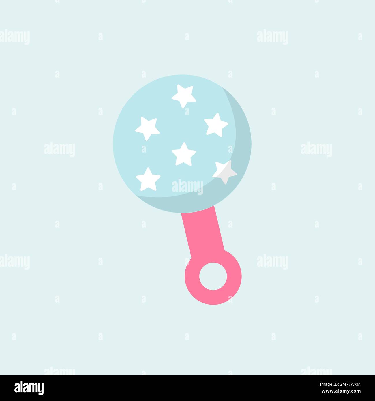 Rattle toy vector vectors hi-res stock photography and images - Alamy