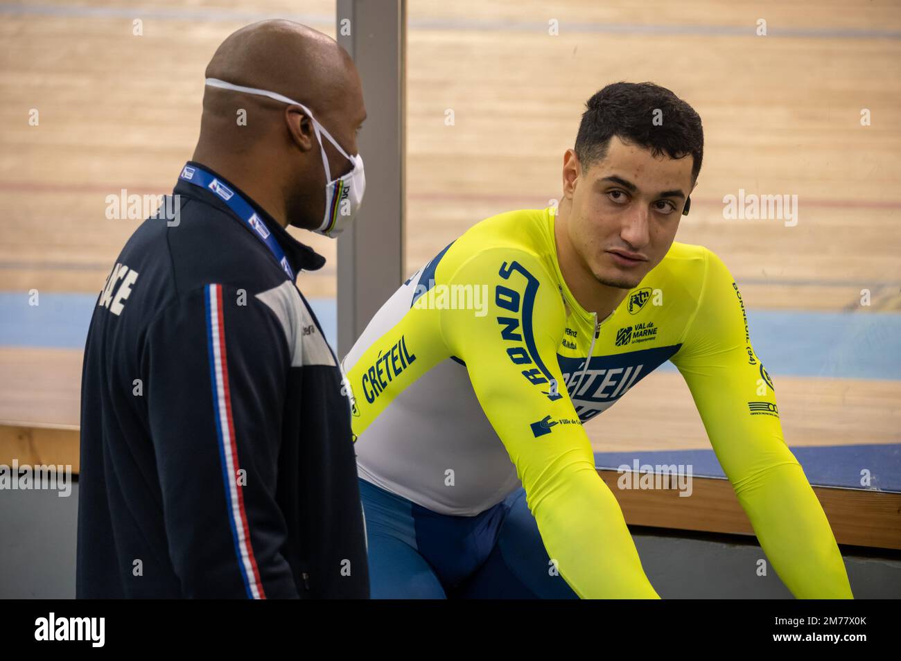 Rayan HELAL, Men's Sprint during the Track Cycling French championships ...