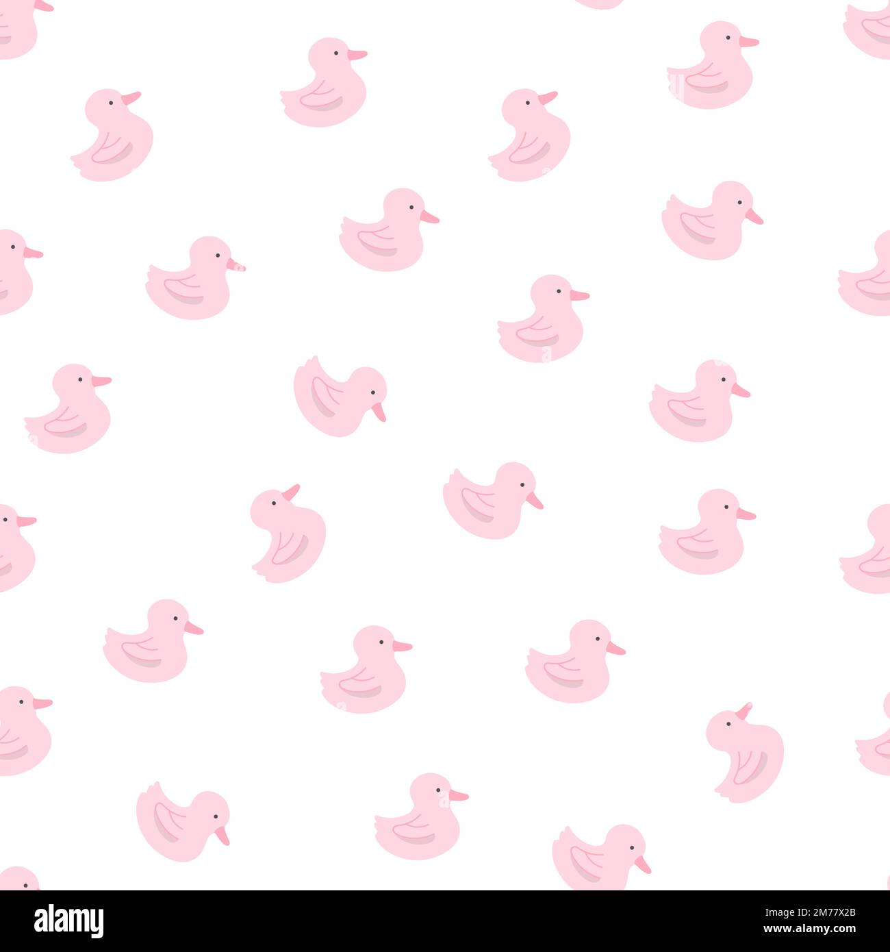 Seamless pink duck pattern vector Stock Vector Image & Art - Alamy