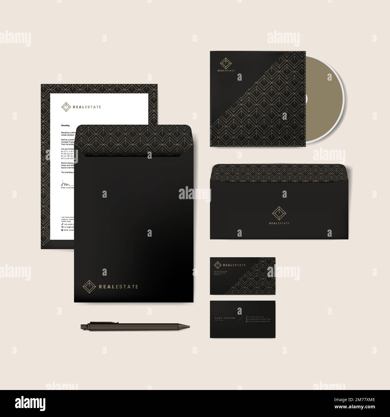 Layout for printed materials mockup vector Stock Vector Image & Art - Alamy