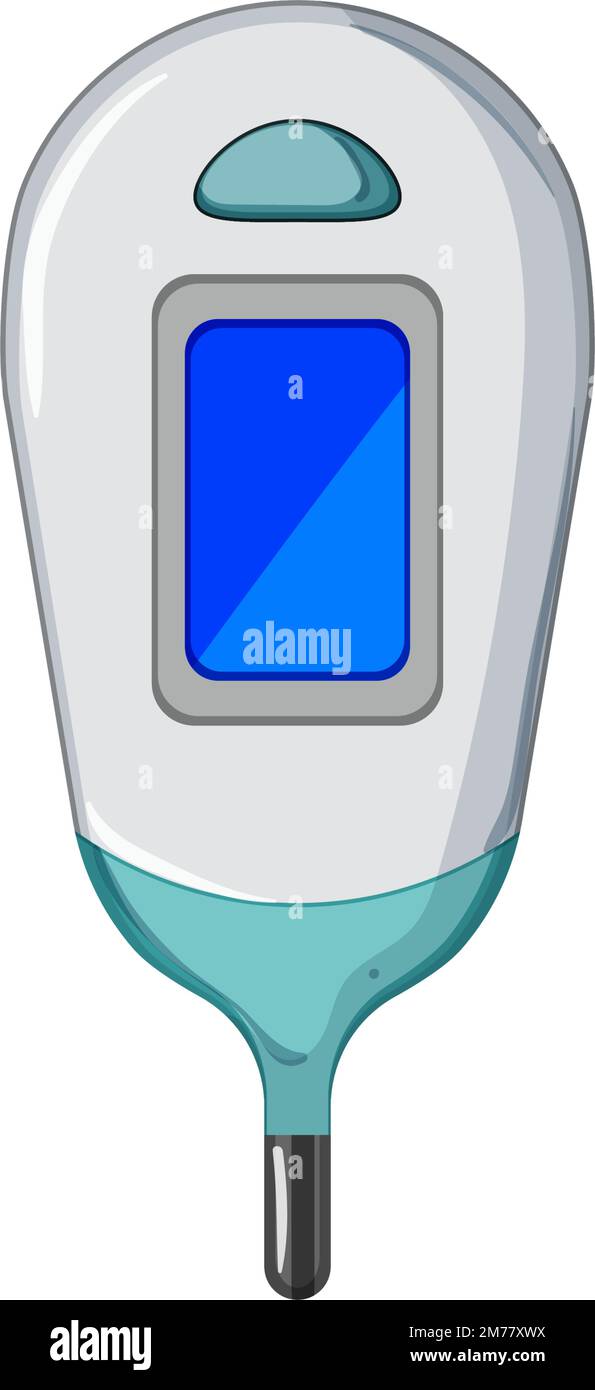 medical thermometer cartoon vector illustration Stock Vector Image ...