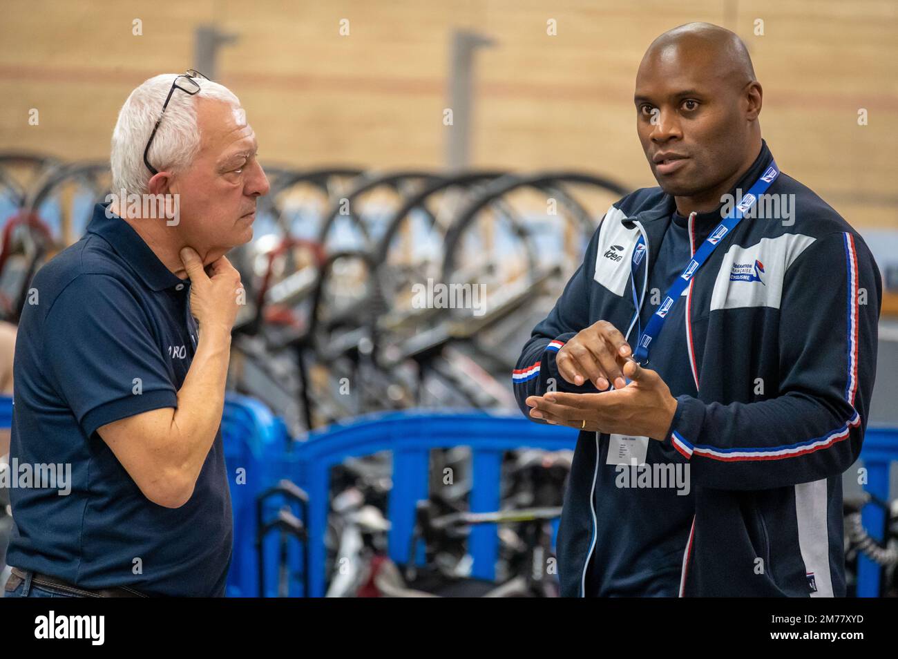 Gregory BAUGE, Men's Sprint during the Track Cycling French ...