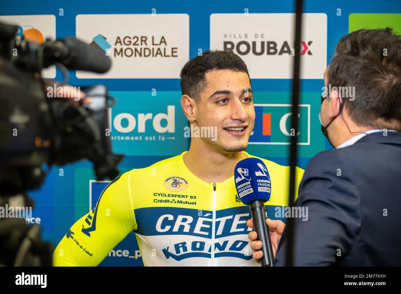 Rayan HELAL, Men's Sprint during the Track Cycling French championships ...