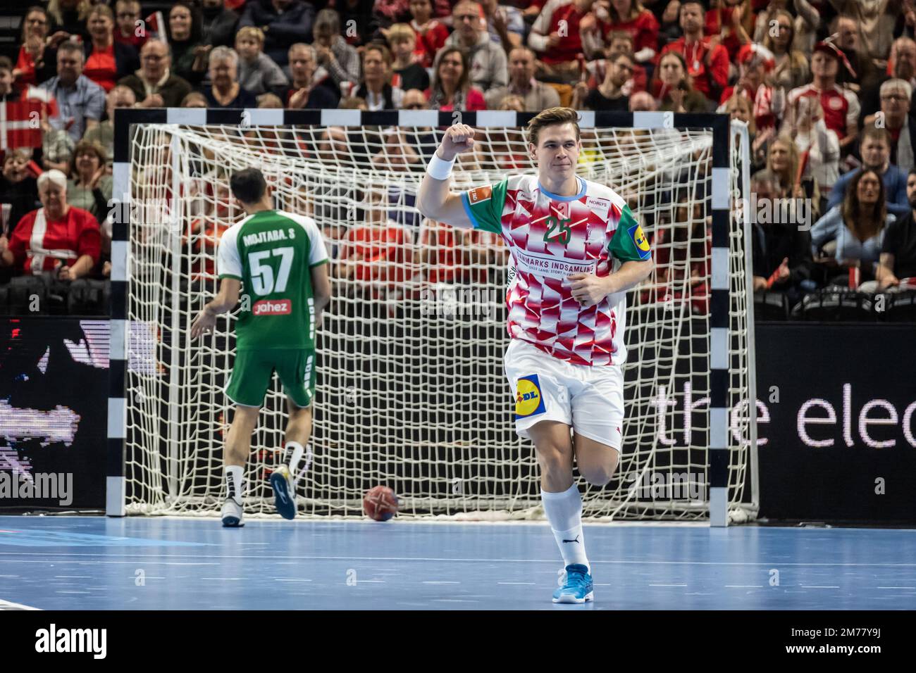 Copenhagen, Denmark. 07th, January 2023. Lukas Jorgensen (25) of ...