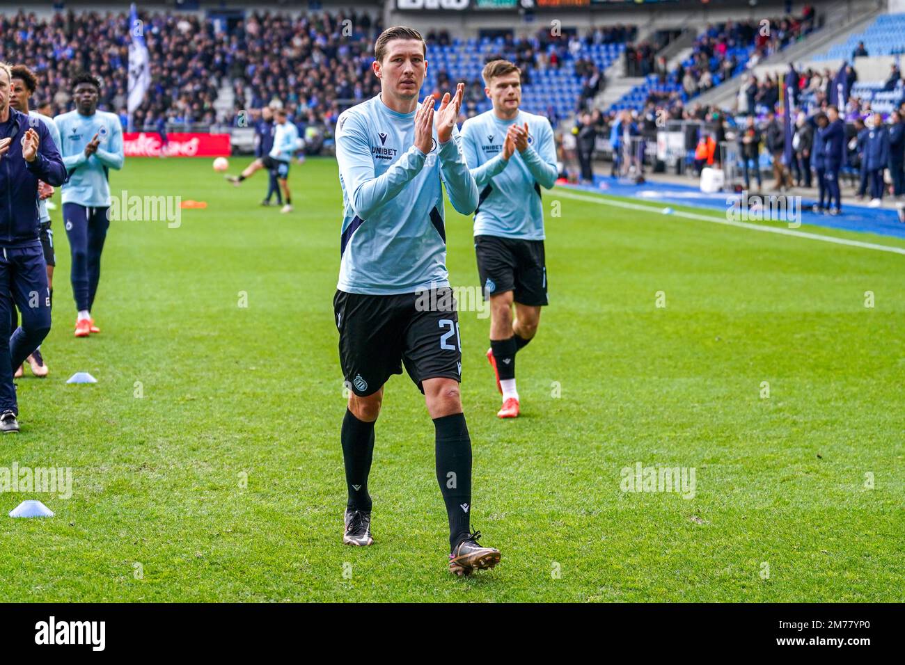 GENK, BELGIUM - JANUARY 8: Hans Vanaken of Club Brugge prior to the ...