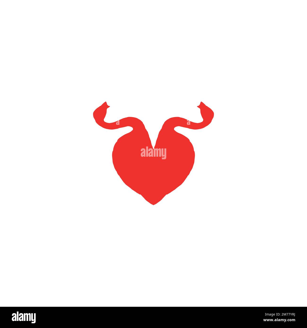Heart icon. Simple style gift shop big sale poster background symbol ...