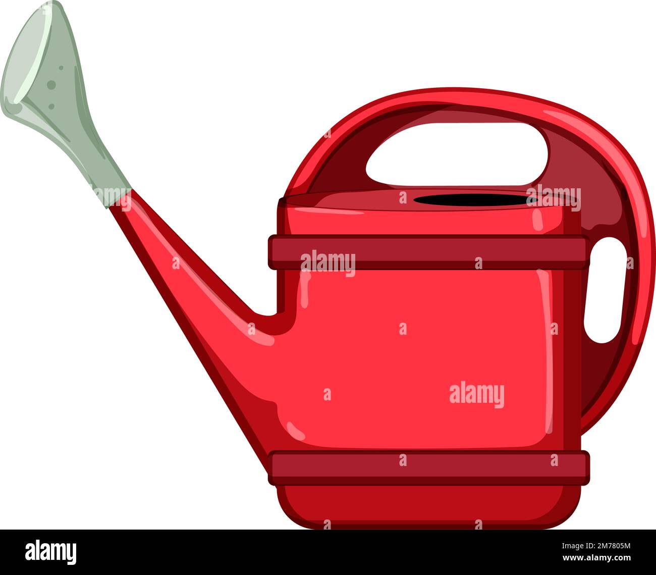 agriculture watering can cartoon vector illustration Stock Vector Image ...